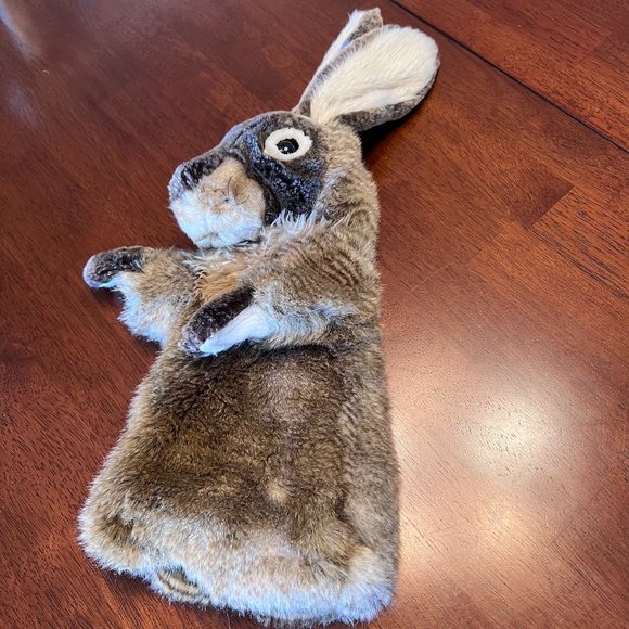 Folkmanis Puppets | Toys | Folkmanis Rabbit Stage Puppet Long Eared Bunny Hand Puppet Realistic ...